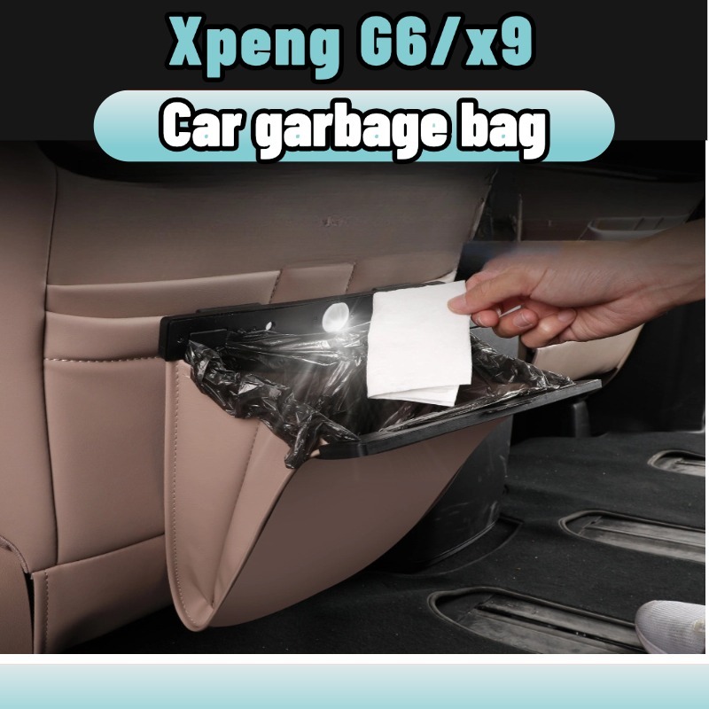 Xpeng g6/x9 Car Magnetic attraction garbage bag bin seat storage box ...