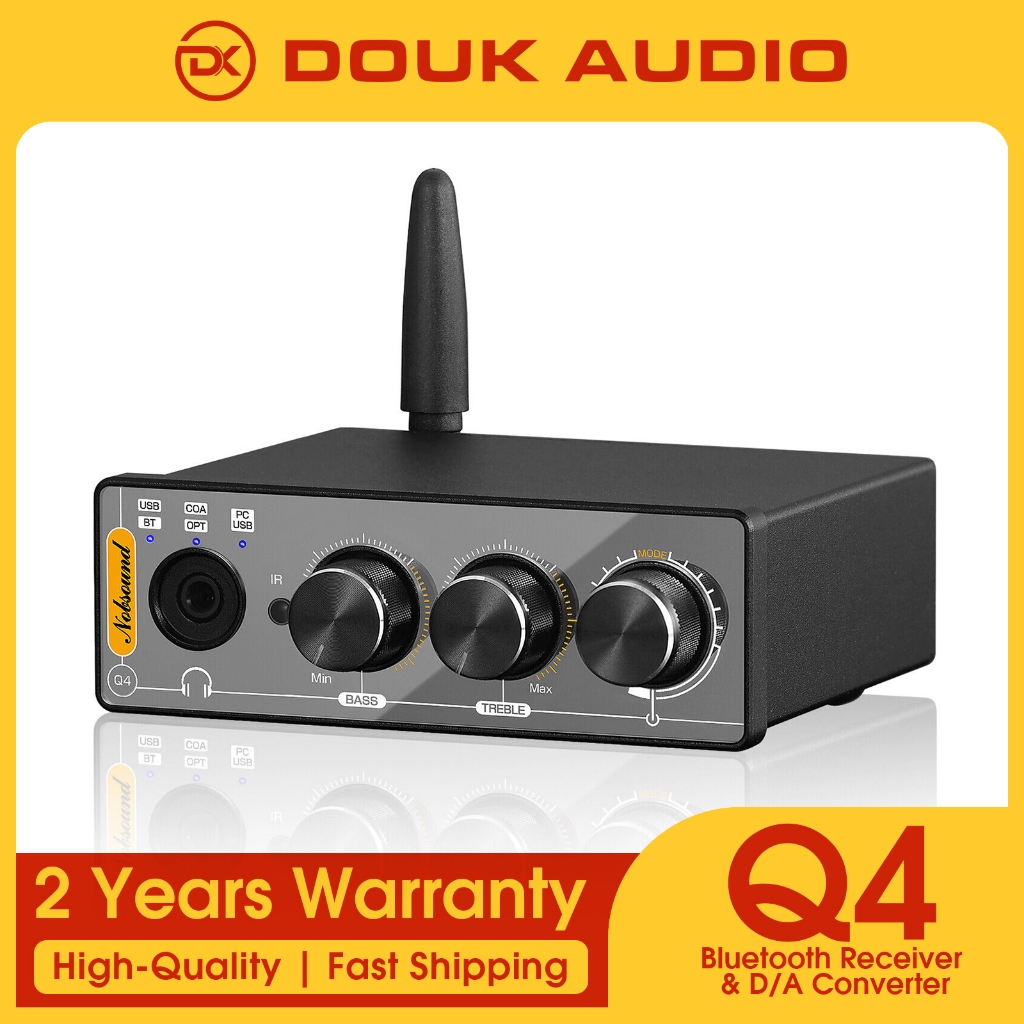 Nobsound Q4 Bluetooth 5.0 Stereo USB DAC Gaming S/PDIF Digital to ...