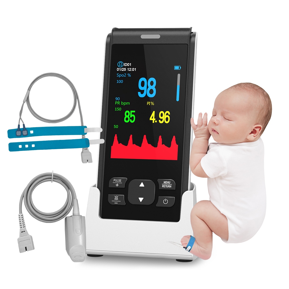 HealthTree Handheld Pulse Oximeter Medical Oximetry Blood Oxygen Heart ...