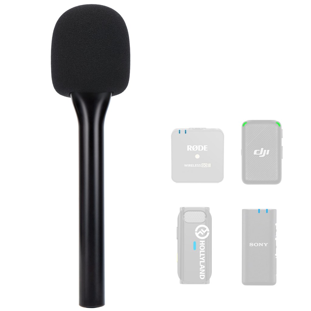 Handheld Wireless Mic Stand for DJI Mic, Holder for Rode Wireless GO 2 ...
