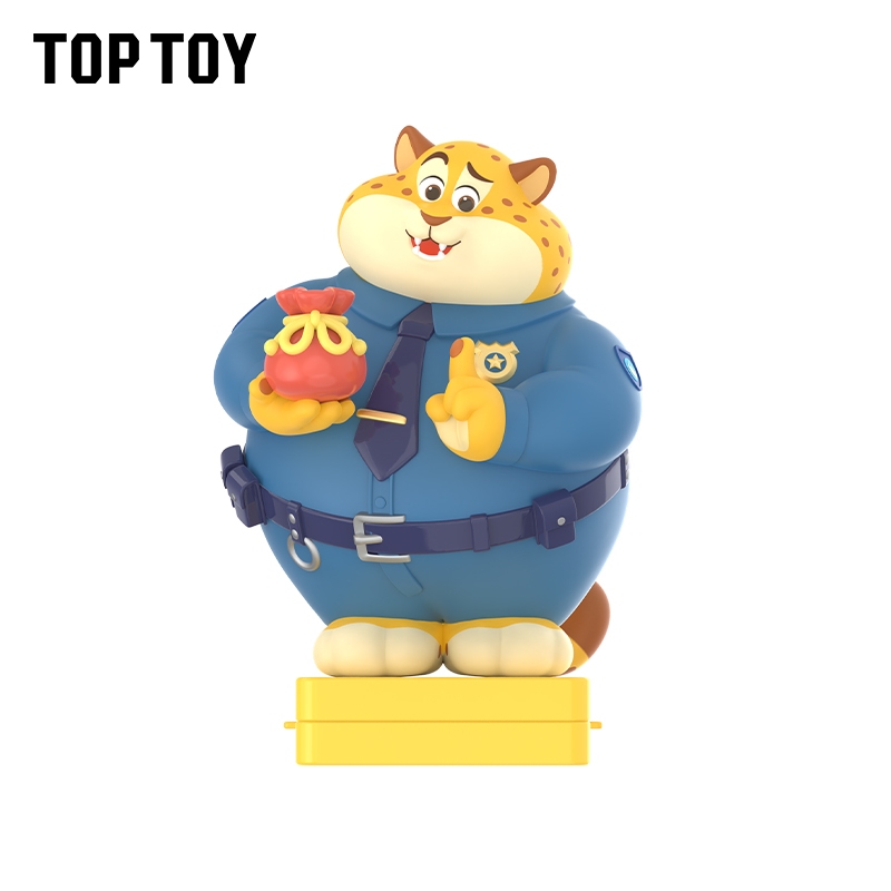 TOPTOY Disney Zootopia Benjamin Clawhauser Good Luck Series Blind Box ...