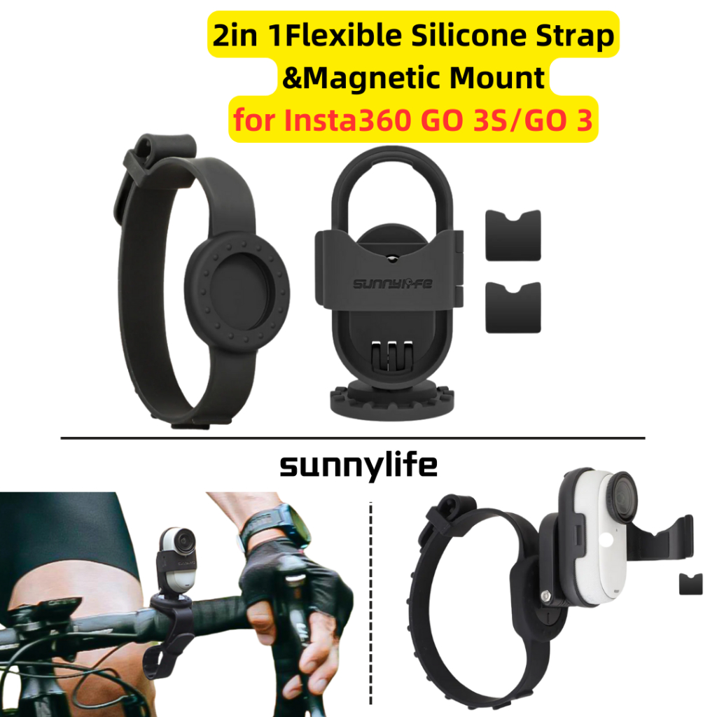 Sunnylife GO 3S Magnetic Mount Camera Strap Drone Mount Silicone ...