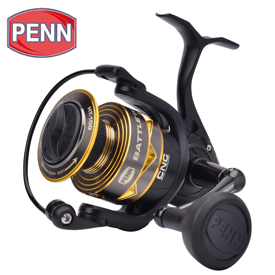 Penn Battle IV Spinning Fishing Reel - Saltwater & Freshwater | 6+1 ...