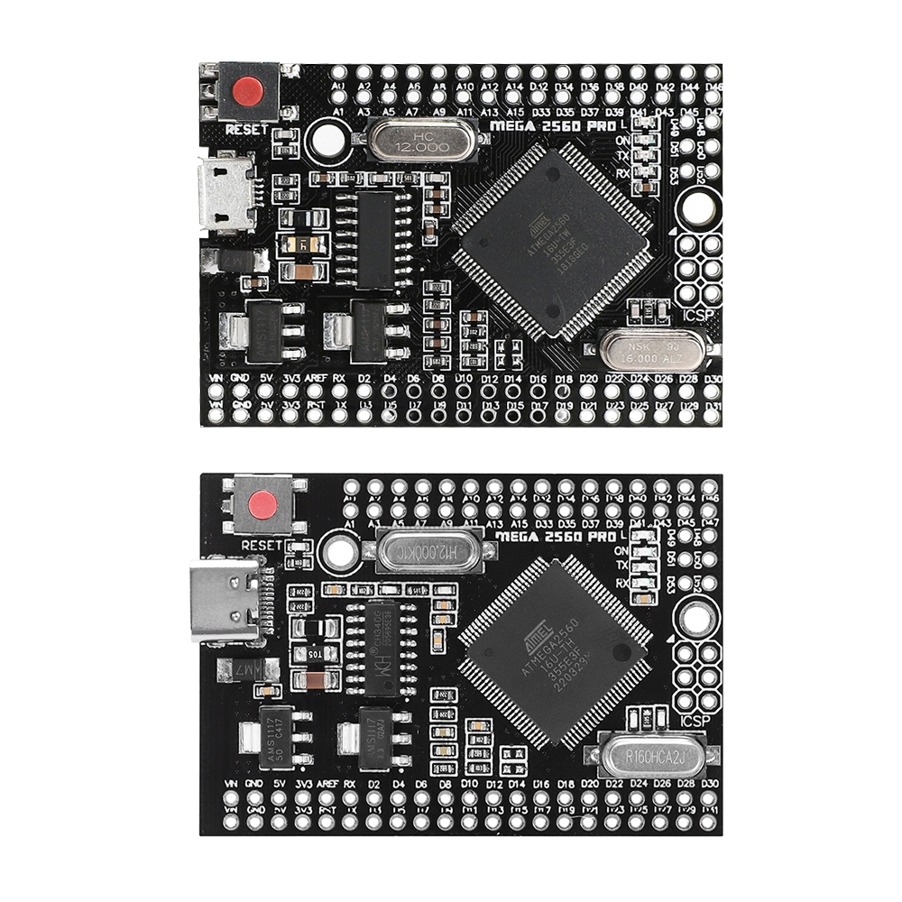 Mega 2560 PRO Micro USB/Type-c USB CH340G ATmega2560-16AU with male pinheaders Compatible for ...