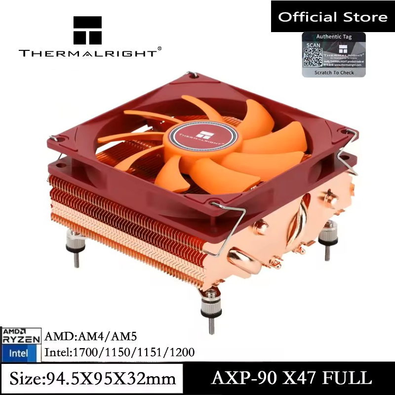Thermalright AXP90 X47 FULL CPU Radiator Low Profile CPU Cooler Pure ...
