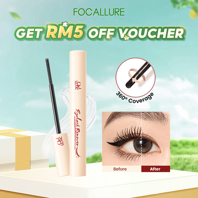 Focallure Alcohol-free Instant Removal Silicone Brush Head Gentle ...