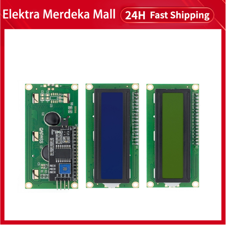 LCD module Blue Green screen IIC/I2C 1602 for arduino 1602 LCD UNO r3 mega2560 LCD1602+IC2 ...