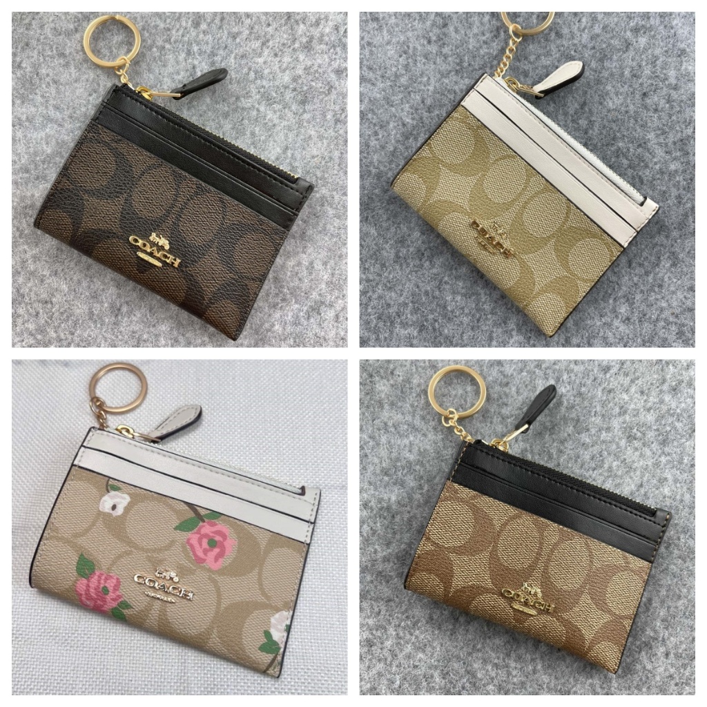 New Zipper multi-function card bag wallet key ring | Shopee Malaysia
