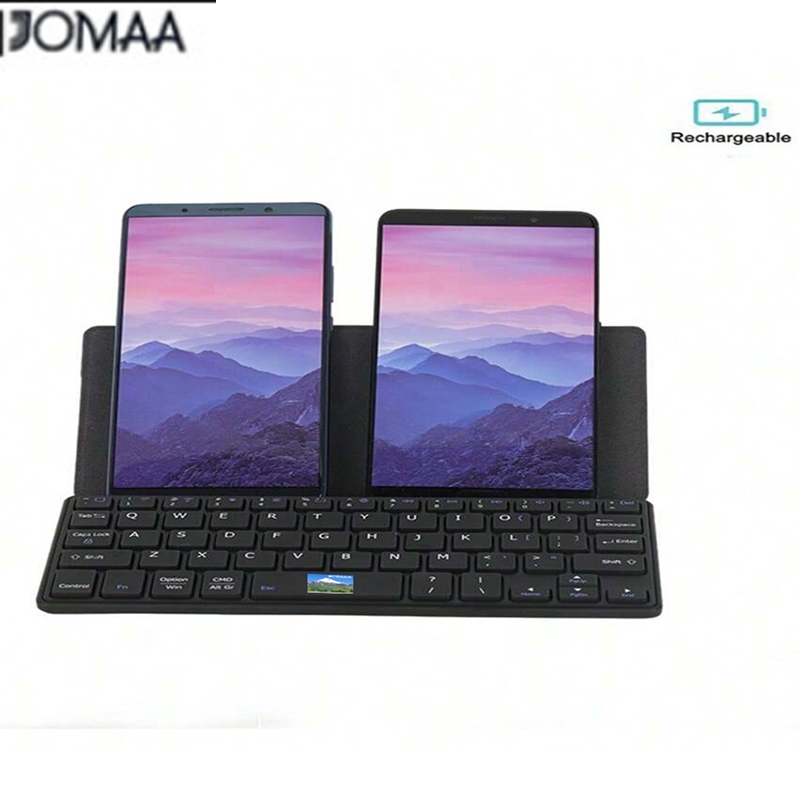 JOMAA Foldable Bluetooth Phone Keyboard Portable Wireless Keyboard with ...