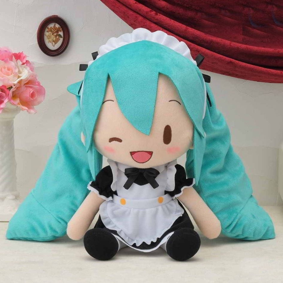 Hatsune Miku fufu Maid Plush Toy Maid Uniform Anime Character Formula ...