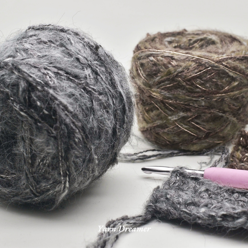 Benang Kait Besar Benang Crochet Yarn Grey Fluffy Yarn Crochet Brown ...
