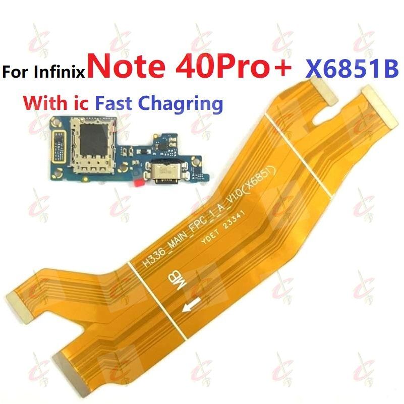 Charging board flex for Infinix Note 40 Pro Plus Pro+ 5G Main borad ...