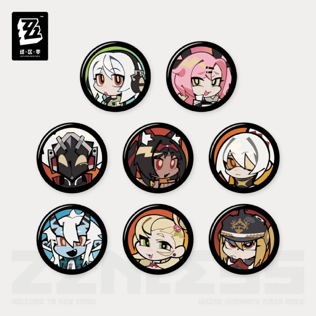 [zenless Zone zero] Fit Series Agent Avatar mini Badge Mystery Box ...