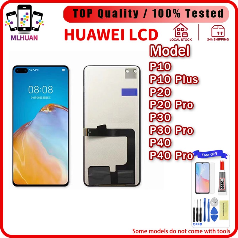LCD For Huawei P40 Pro / P40/P30/P20 Pro P10 Plus LCD Display Touch ...