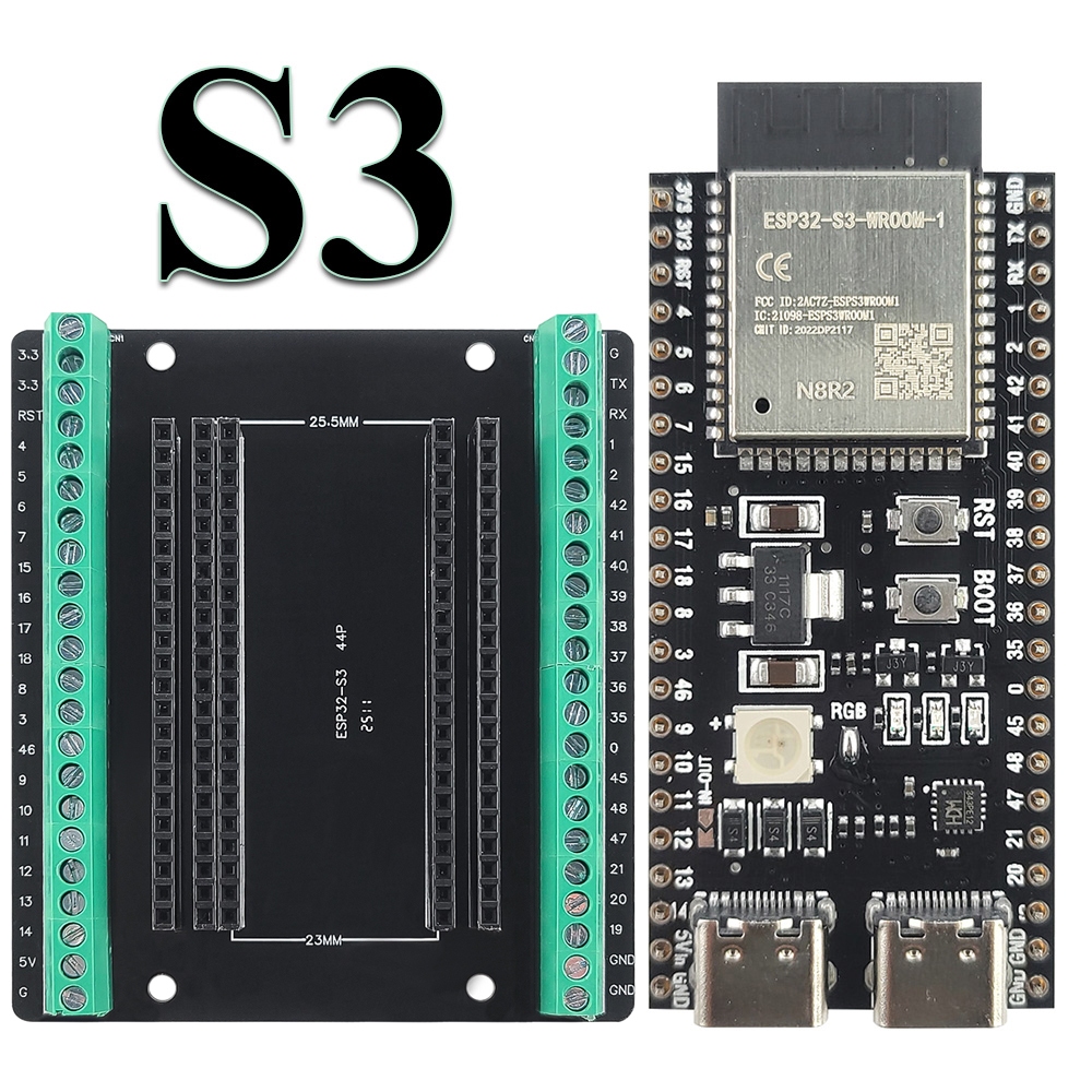 ESP32 S3 Development Boards with Expansion Adapter Kit 2.4G Wifi BT ...