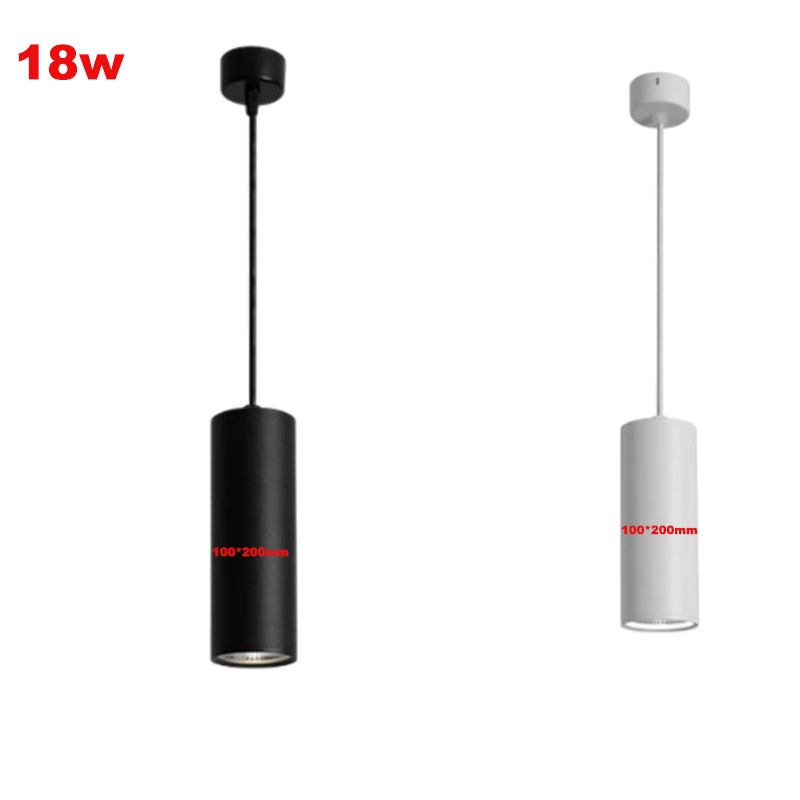 18w LED Long Tube Pendant Light Cylinder Type LED Dining Room Bar ...