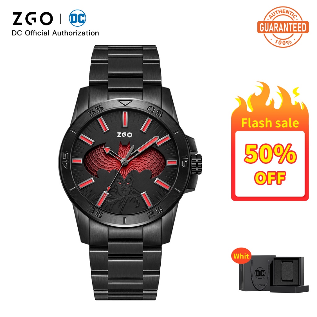 ZGO x Batman Watch Men's Student New Style Sports Niche Watch ...