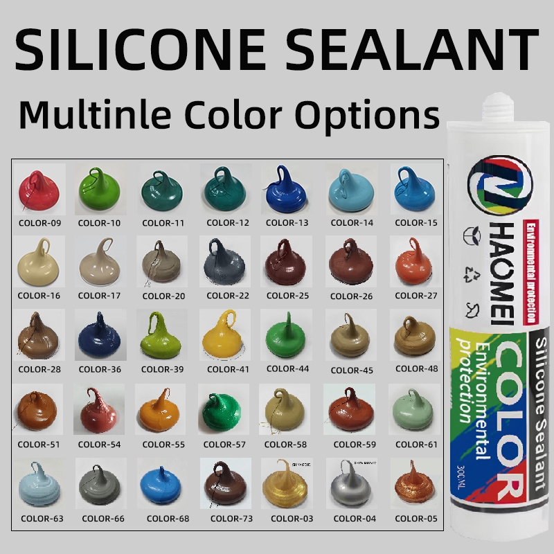 Silicone Sealant Multi-Colour Adhesive Sealant Waterproof Strong ...