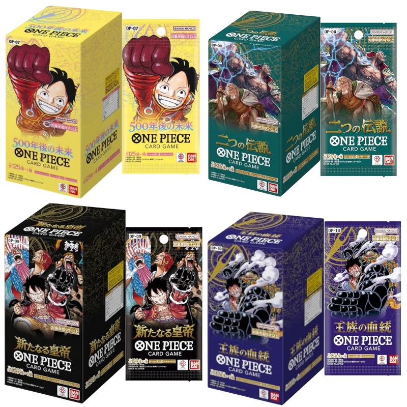 One Piece opcg bandai card OP07/OP08/OP09/OP10 kad game Japan Ver ...