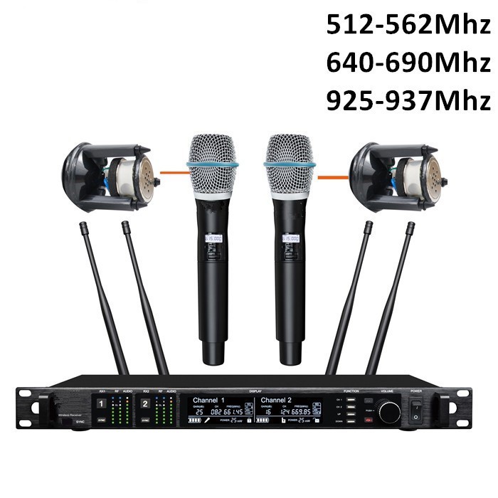 True Diversity 500mhz/600mhz/900mhz AD4D BETA87A dual channels ...