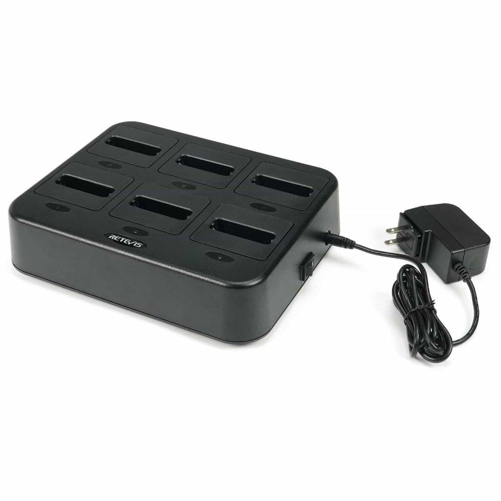6-Way Charger Multi Unit Charger Base for B3H B3S Walkie Talkie and ...