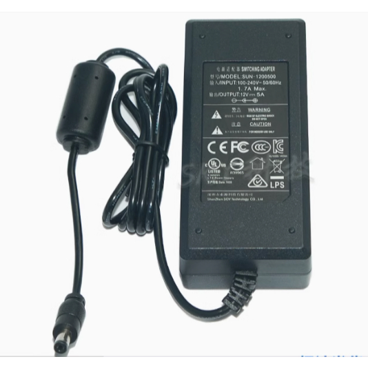 For SUN-1200500 SUN-1200400 power adapter 12V5A 12V4A camera power ...