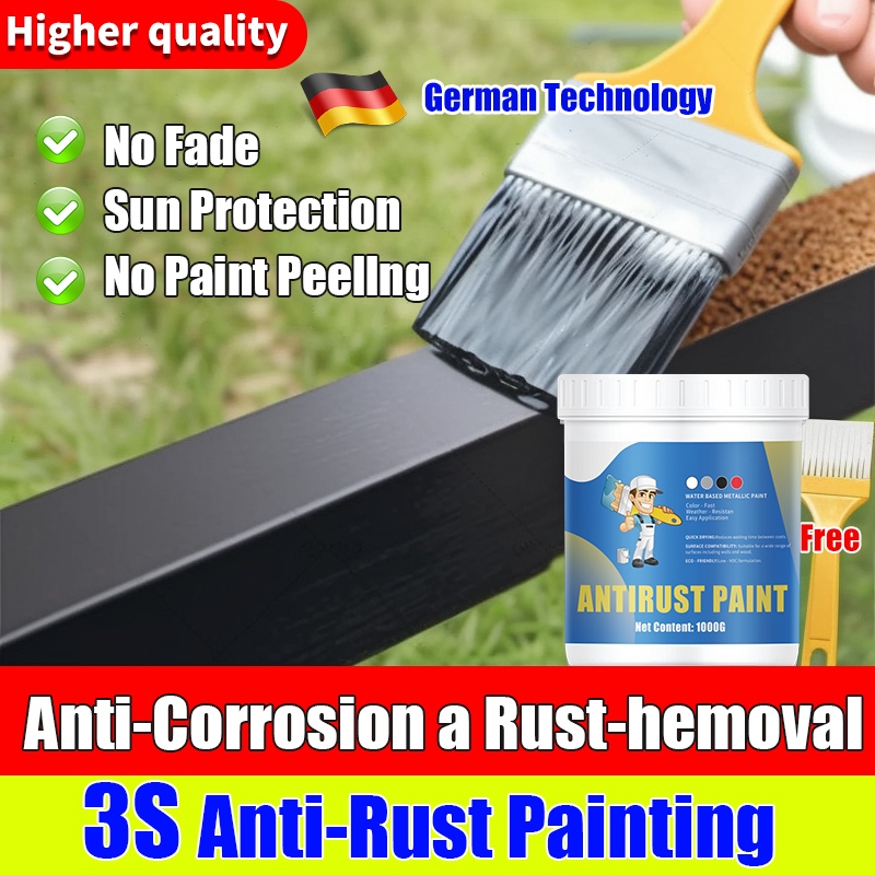 No Need to Polish Anti Rust Paint for Metal 1000g Rust Remover from ...