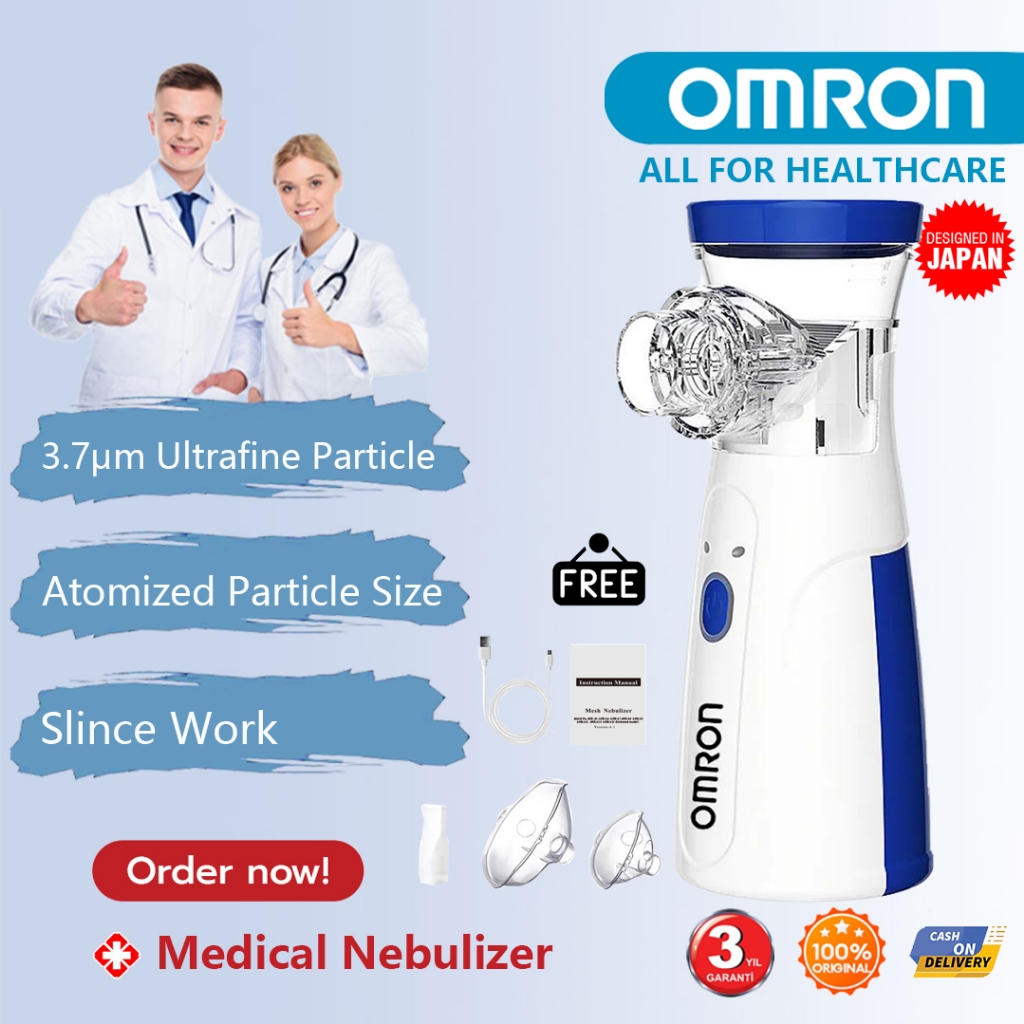 Omron Nebulizer Machine for Kids Portable Nebulizer Asthma Nebulizer ...