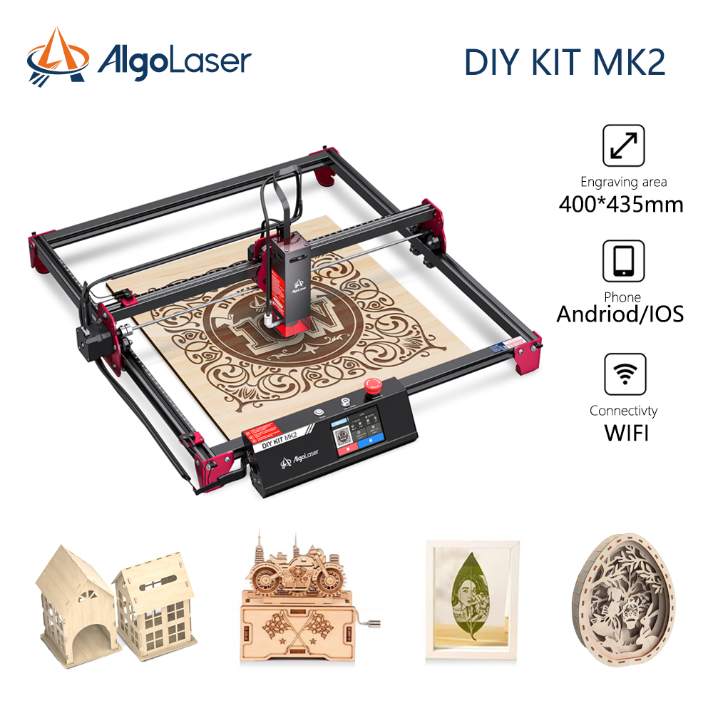 10W AlgoLaser DIY KIT MK2 Laser Engraving Machine Wood Acrylic Laser ...