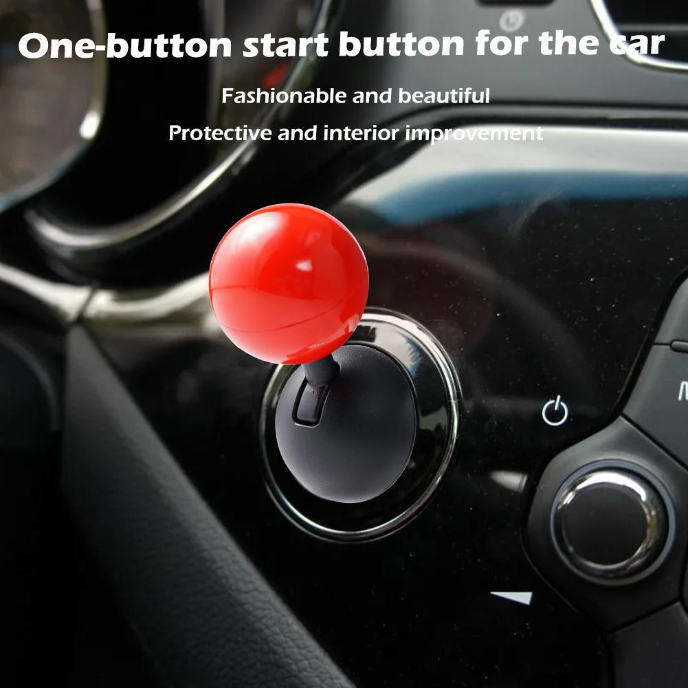 New car one-touch start button rocker car engine start-stop button ...