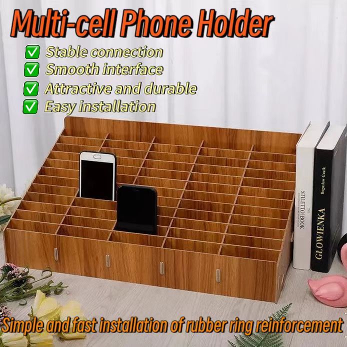 Multifunctional Phone Management Box Conference Classroom Storage Shelf ...