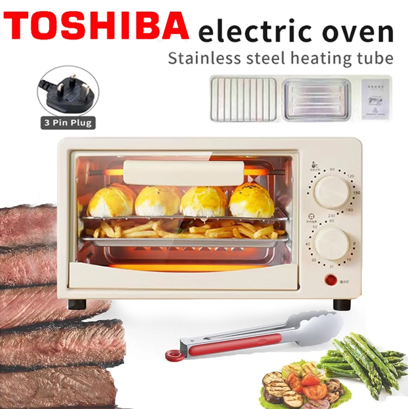 Toshiba 12L electric oven convection hot air fryer toaster timer oil ...
