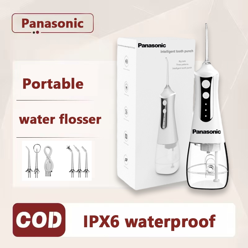 Panasonic Portable water flosser oral irrigator Teeth cleaning pulse ...