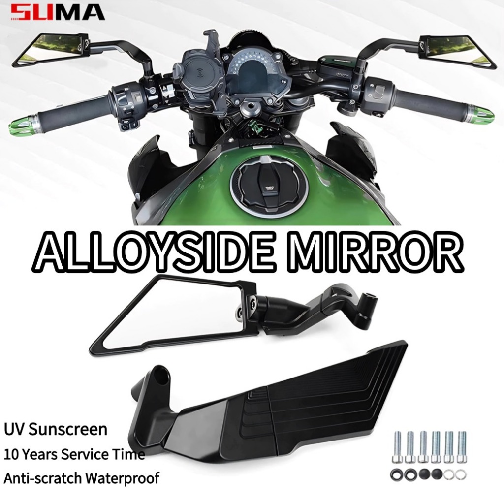 Horus Winglet side mirror 28cm full alloy adjustable frame no grade ...