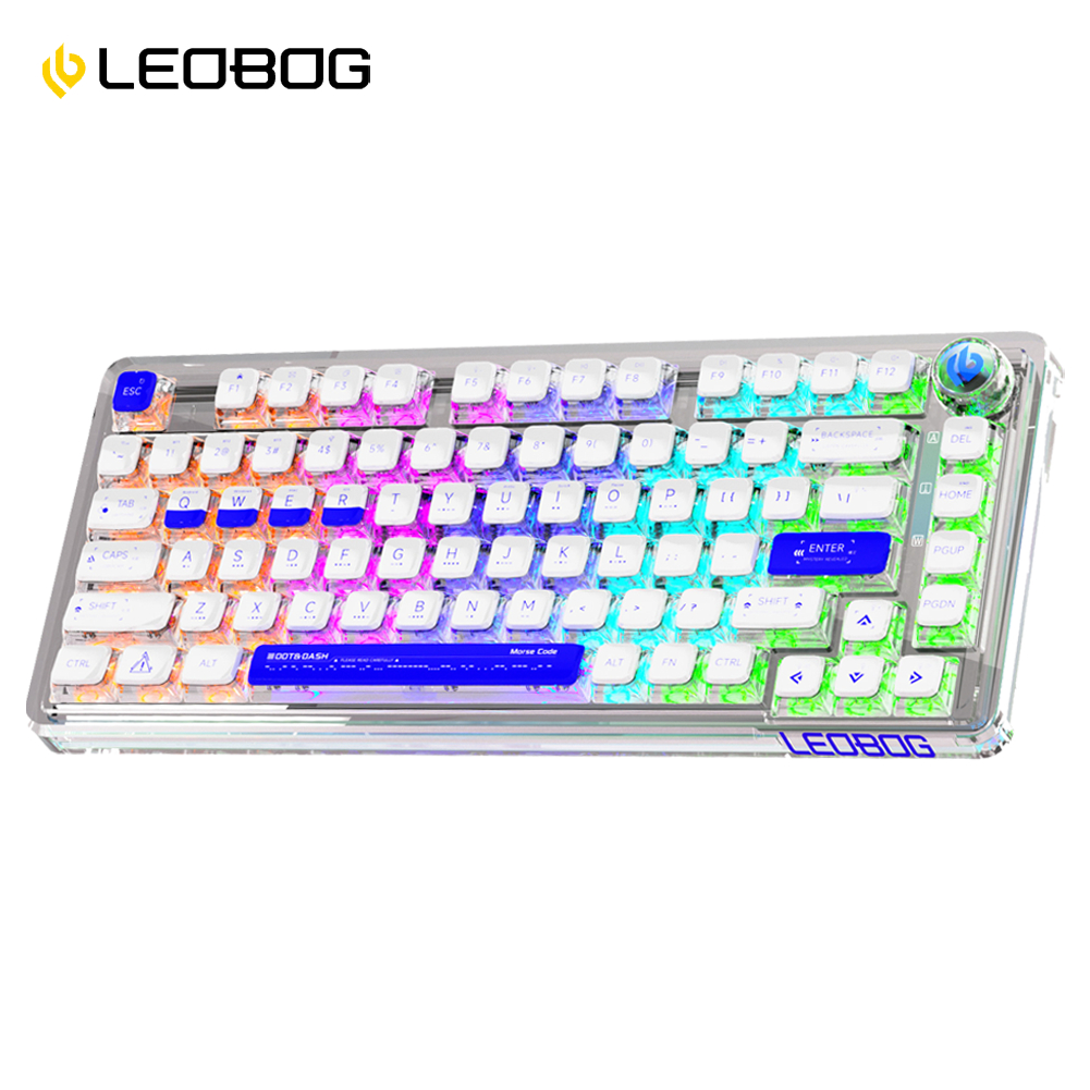 AULA LEOBOG K81 81 Keys Mechanical Keyboard Hot Swap Wireless Bluetooth 5.0/2.4G/Wired 3-Mode ...
