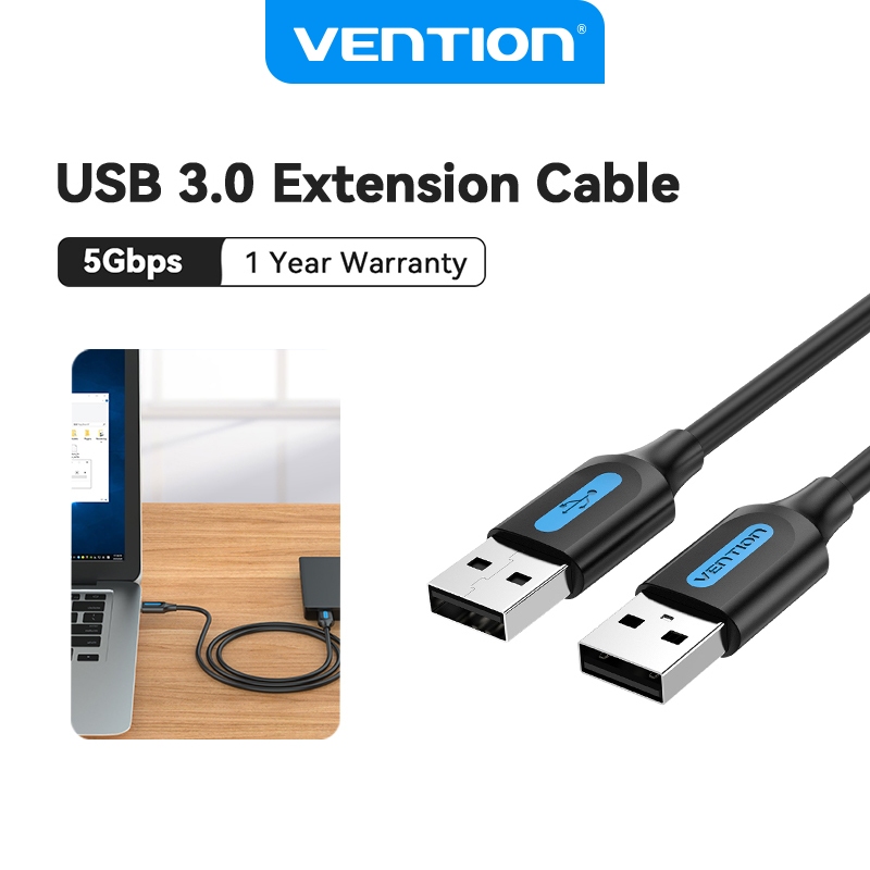 Vention USB 2.0 3.0 Cable Male to Male Extension Cable USB to USB 5Gbps ...