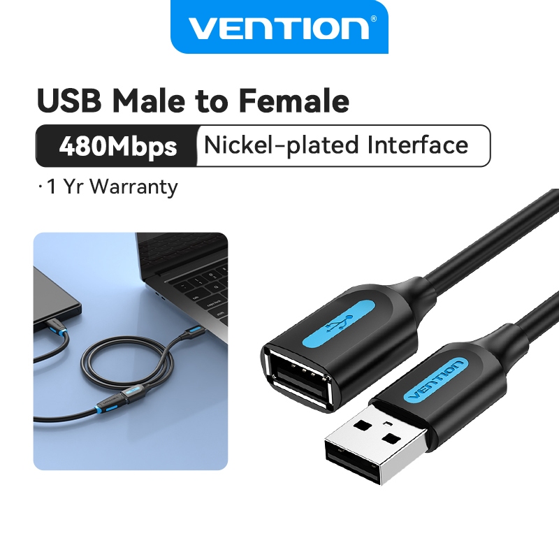 Vention USB 3.0 Extension Cable 5Gbps USB 2.0 to Extender Data Cord ...