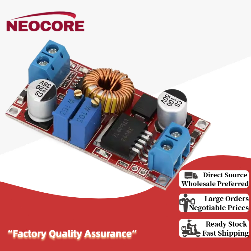 CC/CV Adjustable Max 5A Step Down Buck Charging Board XL4015 Lithium Battery Charger Converter ...