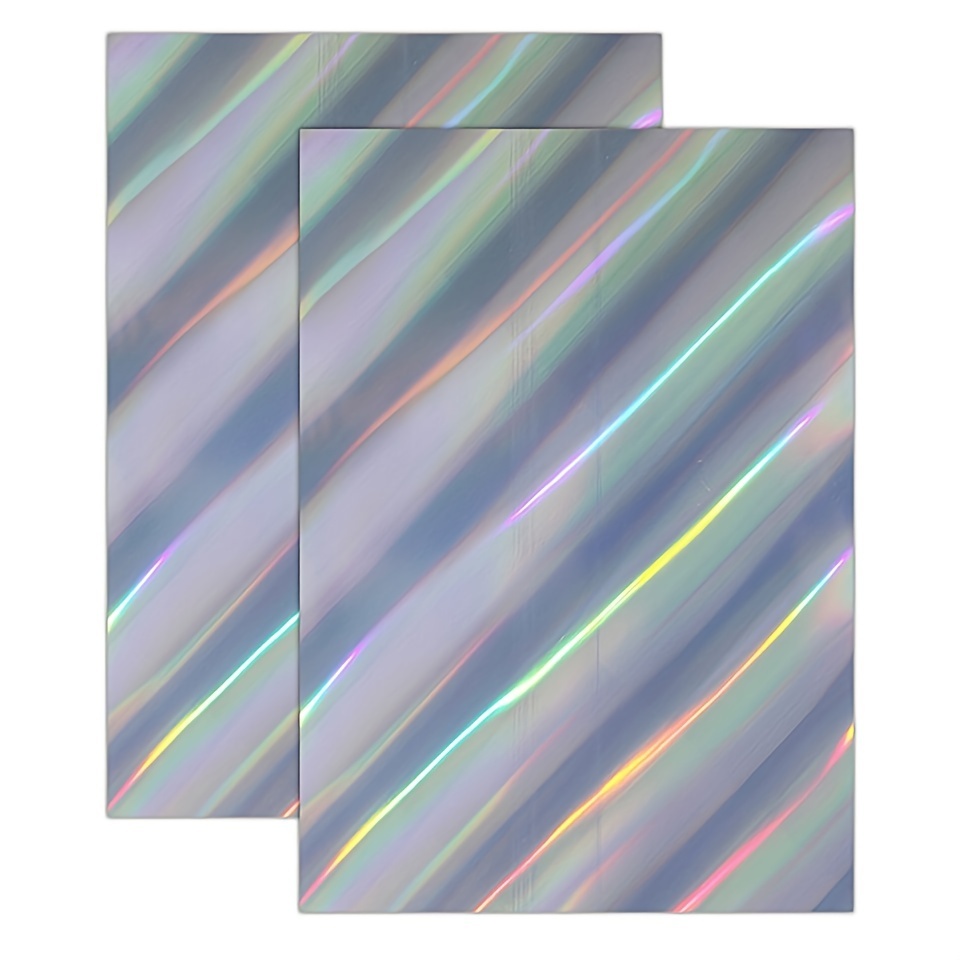 10sheets holographic vinyl rhombic prism holographic labels stickers ...