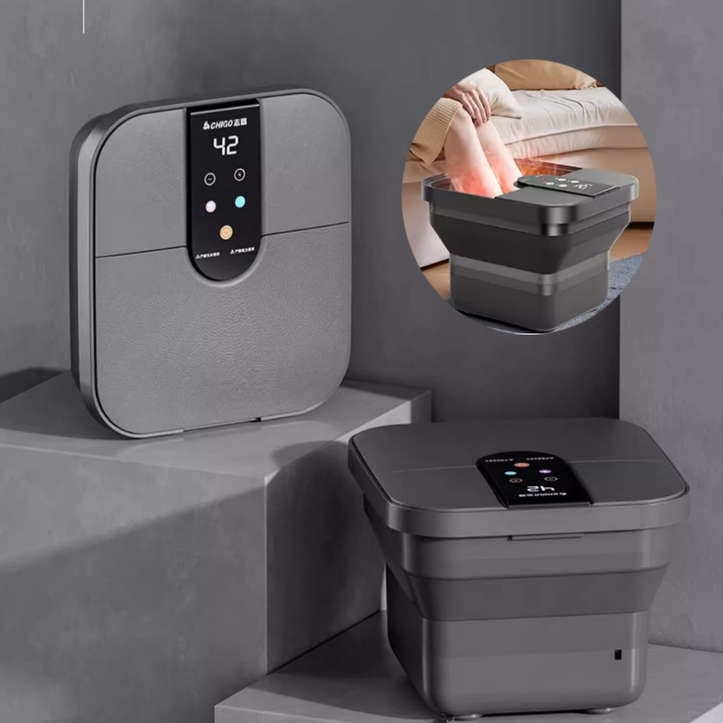 Foldable Foot Massage Machine Auto Heat Foot Spa Machine Bucket Foot ...