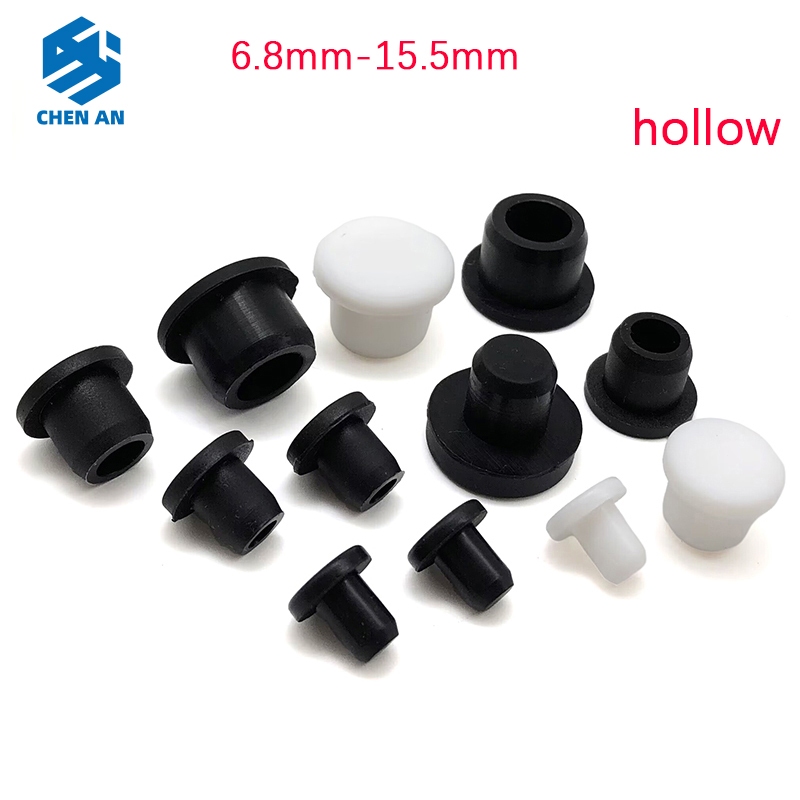 READY STOCK Bore Size 6.8mm-15.5mm T-type Plug Hollow Silicone Rubber ...