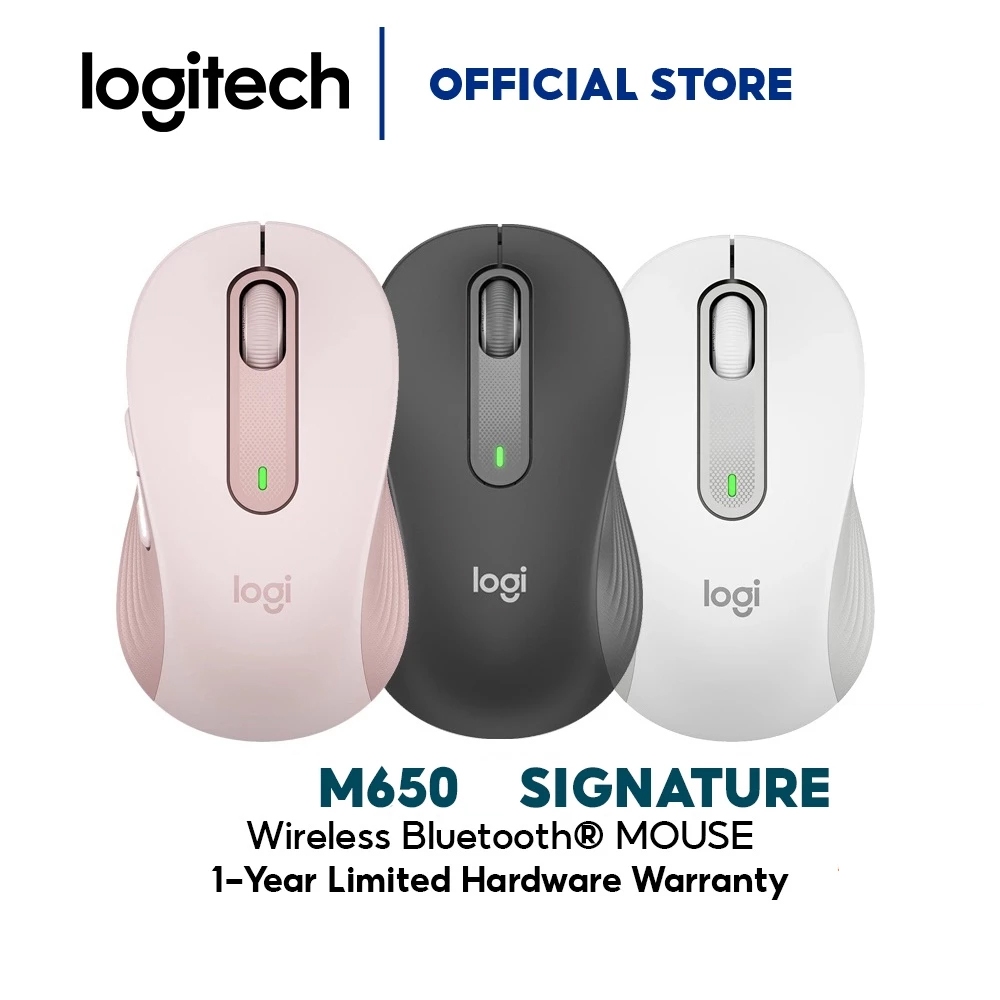 Logitech Signature Wireless Mouse M650/M650L | Shopee Malaysia