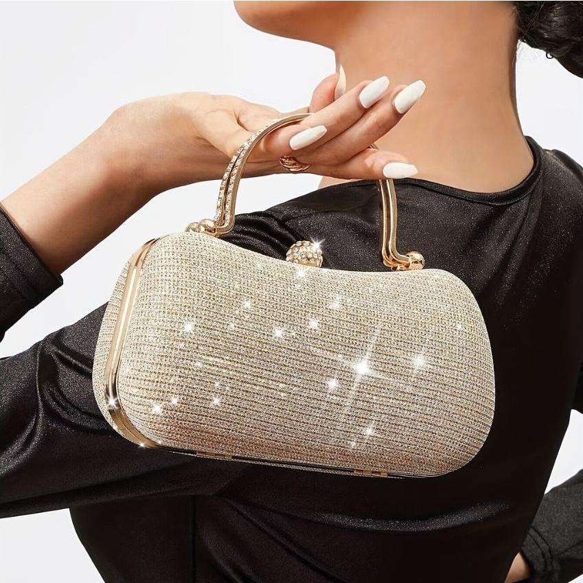 Evening Clutch Purse for Women Formal Handbags Sparkling Wedding ...