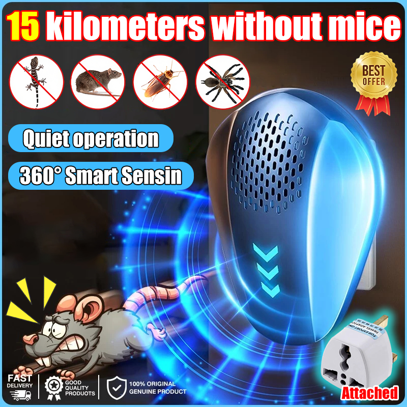 15 kilometers without mice rat repellent ultrasonic penghalau tikus ...