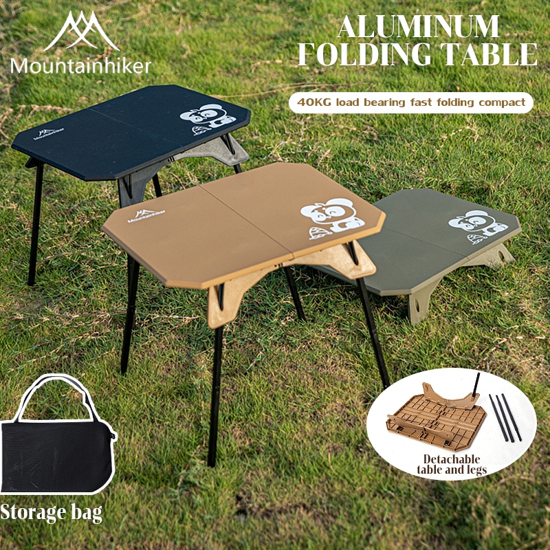 🔥Ready stock🔥MOUNTAINHIKER Outdoor Camping Tactics Table Aluminum Alloy ...