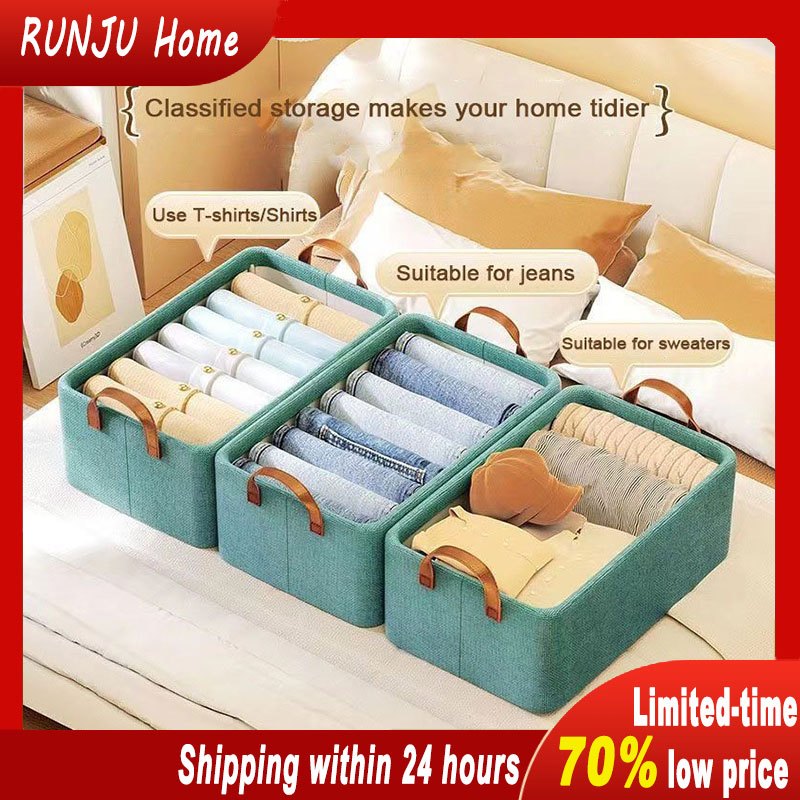 Steel frame cation storage box clothes arranging box fold the clothes ...