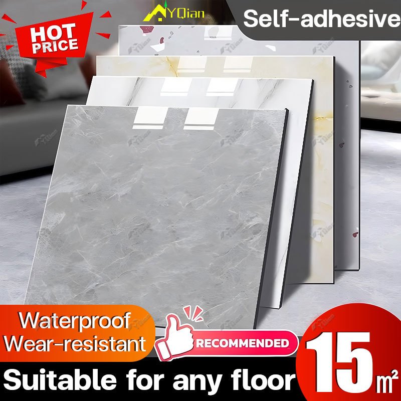 [New] YQian Vinyl Flooring 45 x 45cm&60X60cm Self Adhesive vinyl floor ...