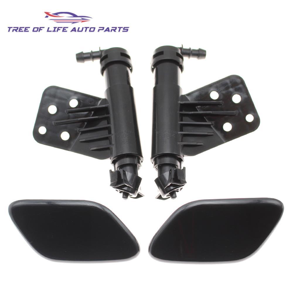 New Left/Right Front Headlamp Washer Nozzle / Cover Cap For Kia ...