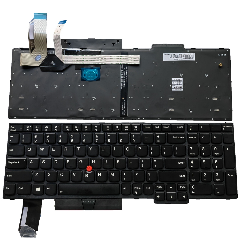 US Layout Keyboard for LENOVO IBM ThinkPad E580 E585 E590 E595 L580 ...