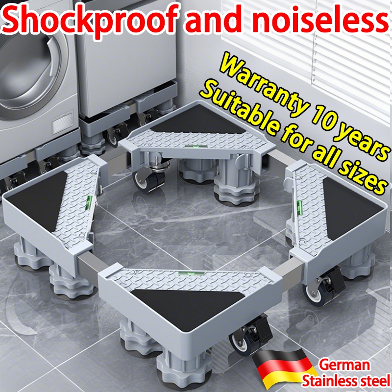 🔥Mounts that minimize shaking🔥 Washing Machine Stand Refrigerator Base ...